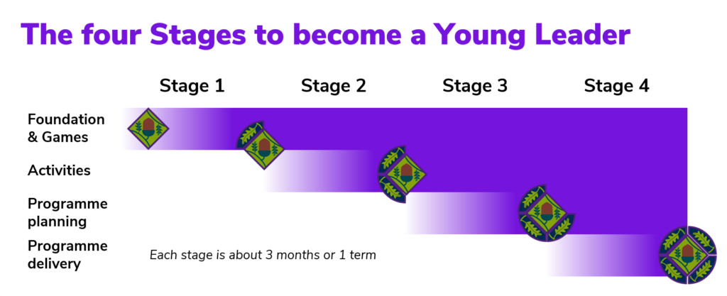 The four Stages to become a Young Leader | St Nicolas 9th Guildford ...